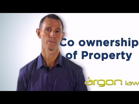 Co Ownership of Property :: How to avoid complications. Sunshine Coast Solicitor- Argon Law