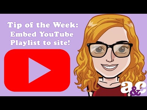 Embed YouTube Playlists to your website!