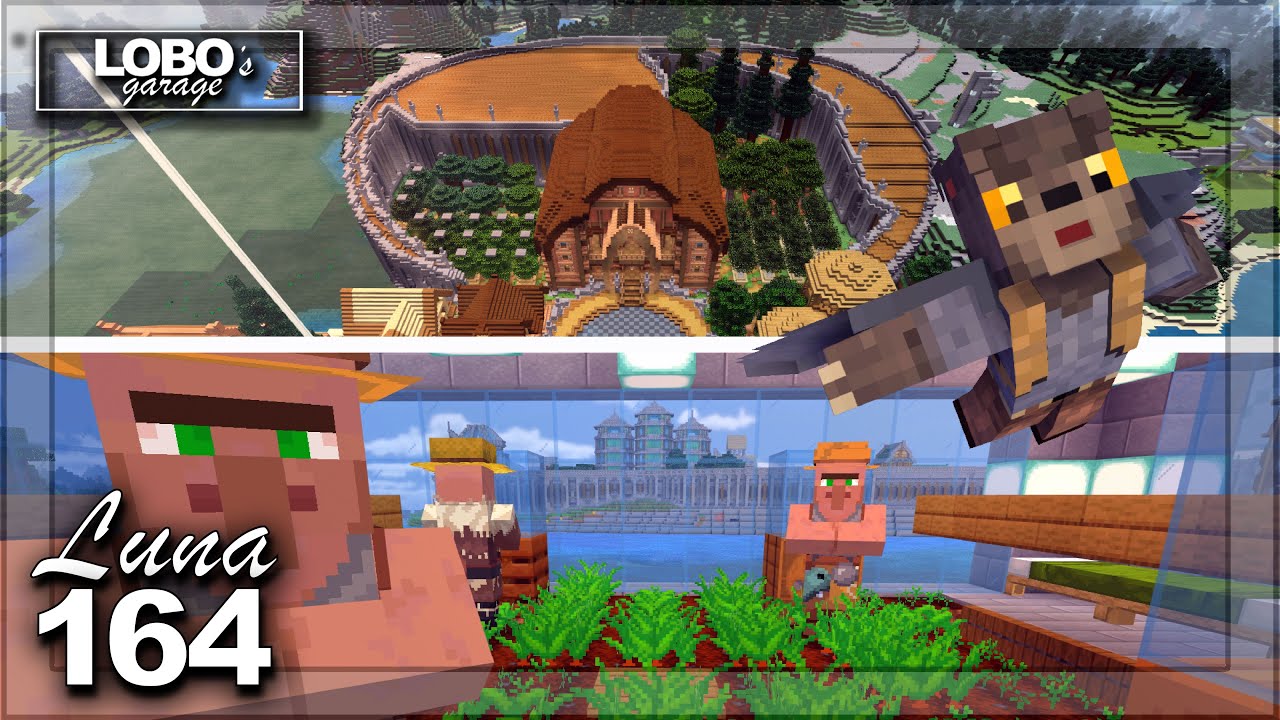 MINECRAFT Survival #164 | WELCOME TO LUNA! | Far Approach & Villager Breeder | LUNA SSP Phase 2