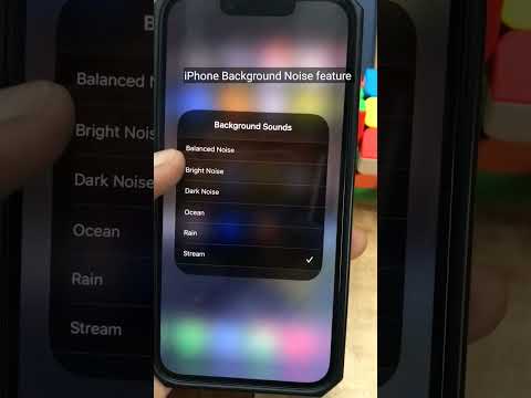 iPhone Background Noise Feature #shorts #features
