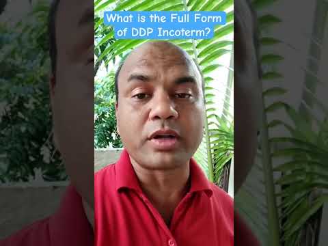 What is the Full Form of DDP Incoterm? #caiib #caiib2023 #caiibexam #banker #incoterms #exam