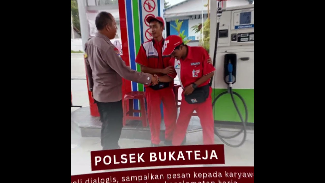Patroli dialogis sampaikan pesan kepada karyawan SPBU untuk meningkatkan kewaspadaan