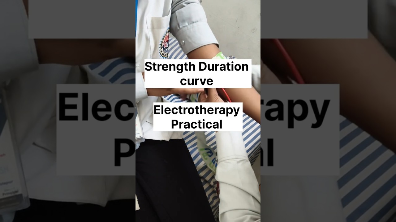 Strength Duration Curve Electrotherapy Practical #electrotherapy #physiotherapy #practical