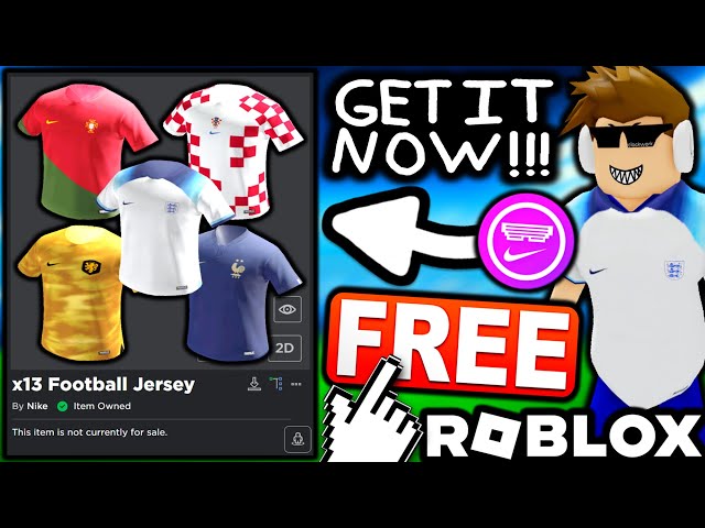 How to get two free FIFA jerseys on Roblox Nikeland