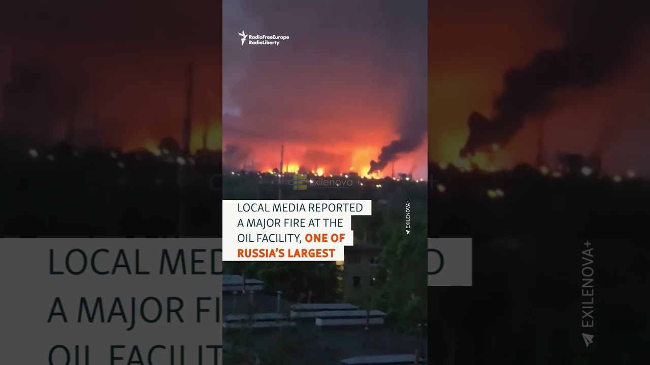 Eyewitness Video Shows Drone Strike On Apartment Block In Russia