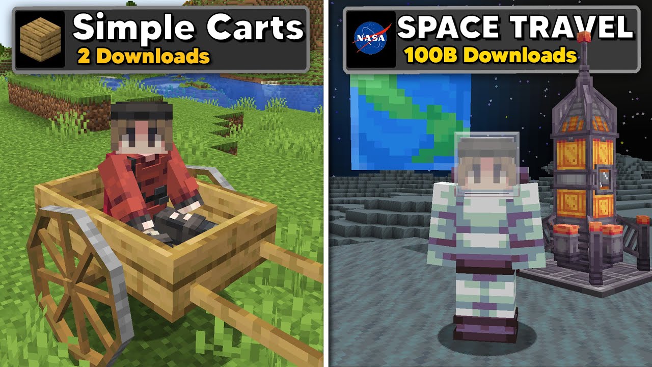 I Tried Every Vehicle Mod in Minecraft