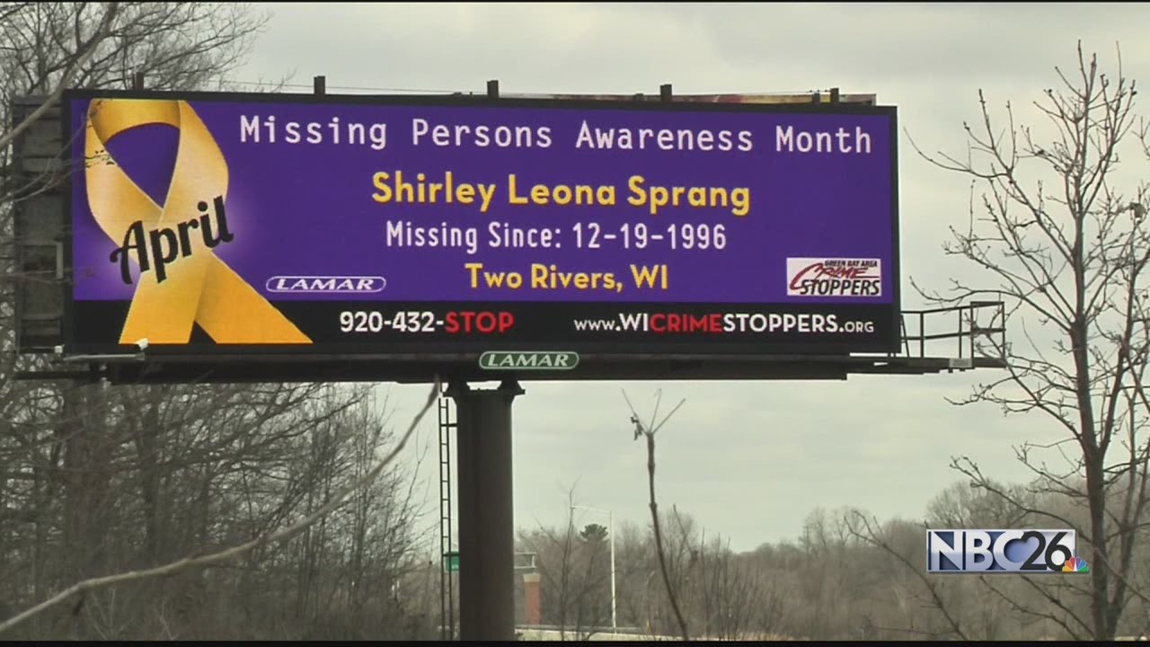 Billboards promote Missing Persons Awareness
