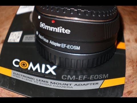 Unboxing Commlite EOS M to EF EFS Adapter + Testing Results