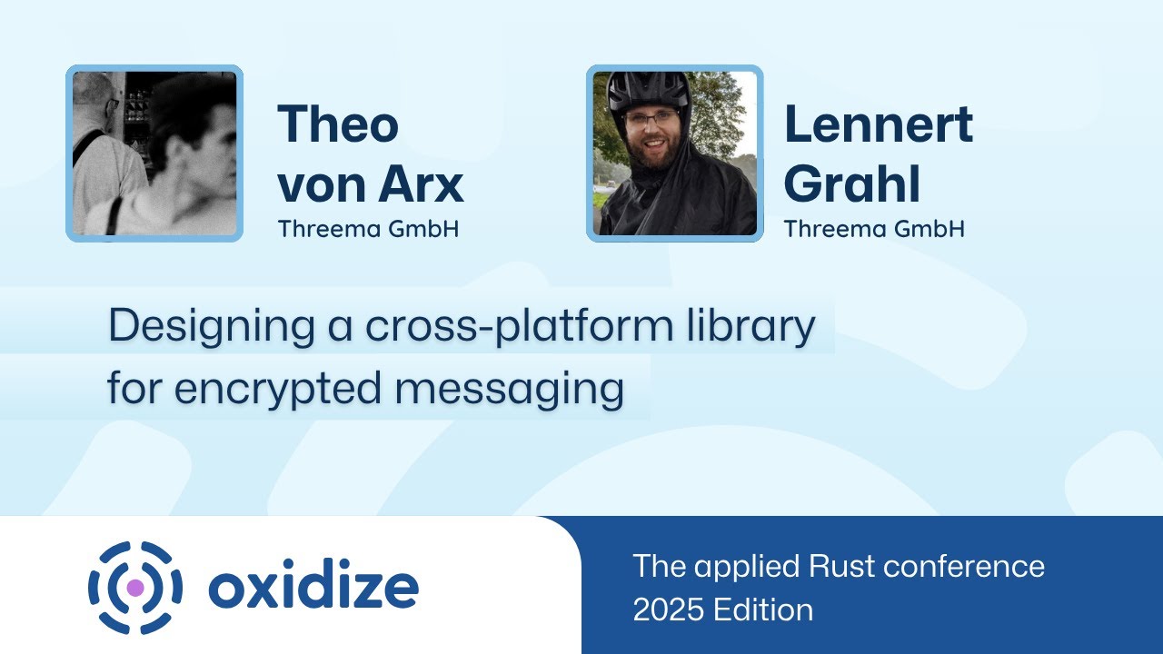 Designing a cross-platform library for encrypted messaging