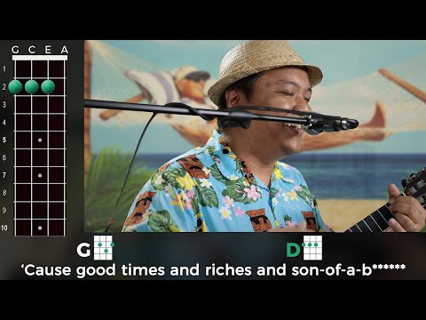Jimmy Buffett - "Changes In Latitudes, Changes in Attitudes" (Ukulele Play-Along!)