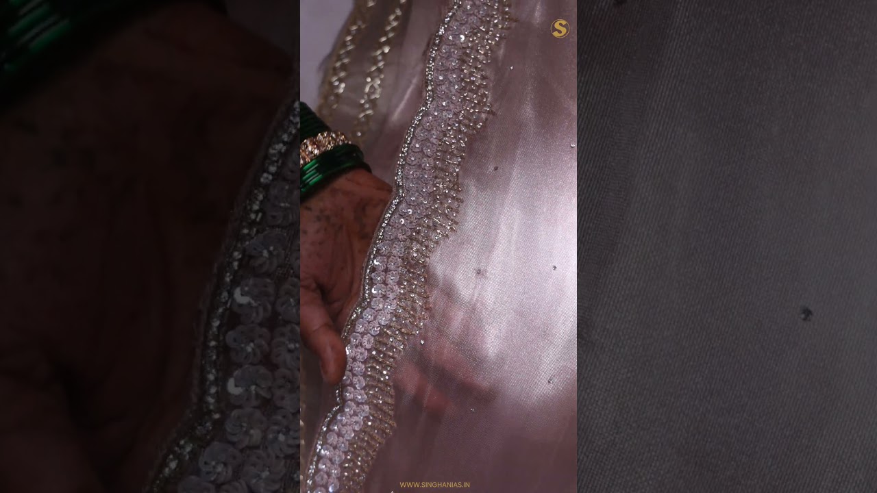 Tissue Organza Sarees| SINGHANIAS