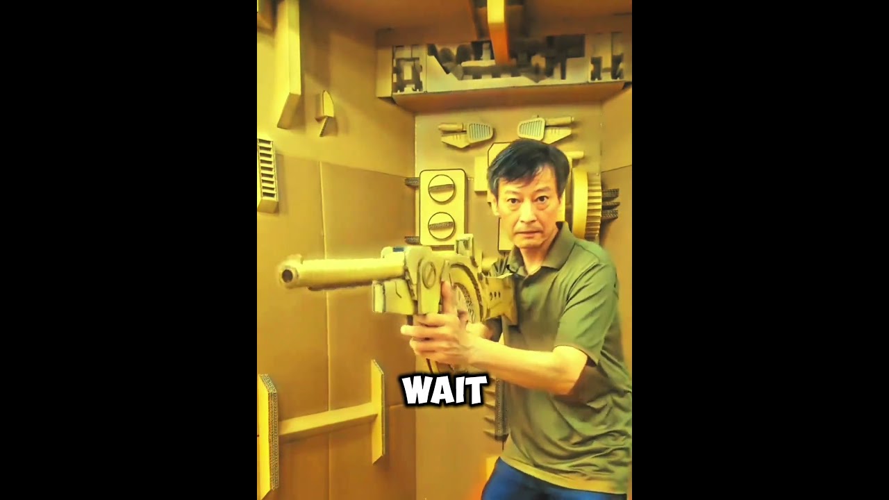 From Cardboard to Combat: Watch This DIY Sniper Rifle Transform! 😲