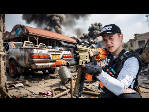 LTT Game Nerf War : SEAL X Hero Nerf Gun Rescue Mission vs Dark Boss!
