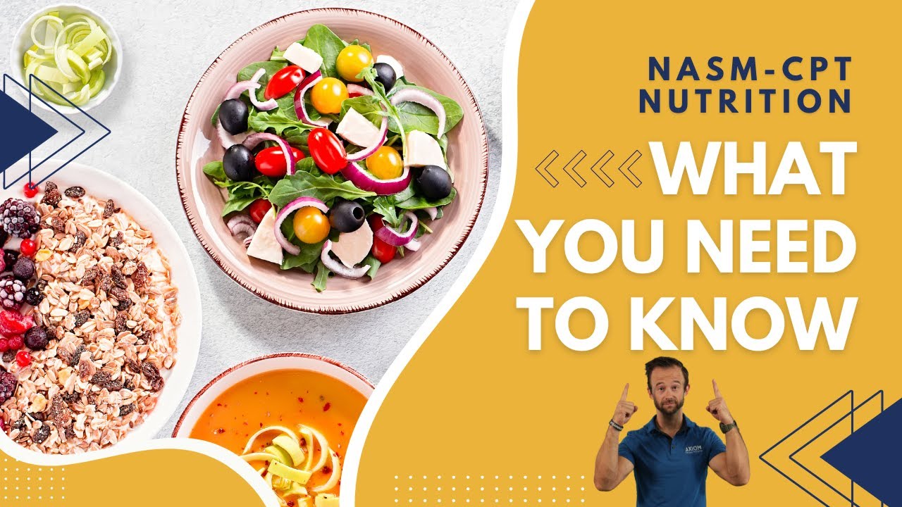 [Revealed] NASM CPT Nutrition - What You ACTUALLY Need To Know || NASM-CPT Study