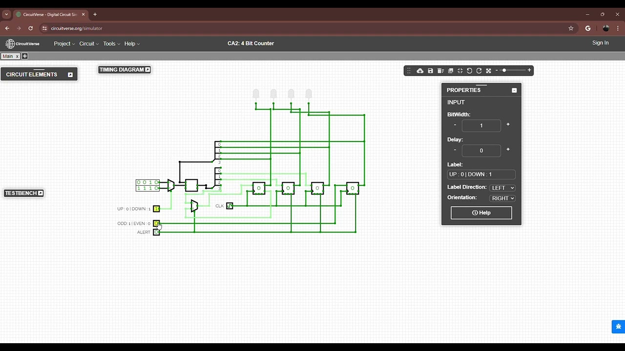 CircuitVerse  CA2 Digital Circuit Simulator