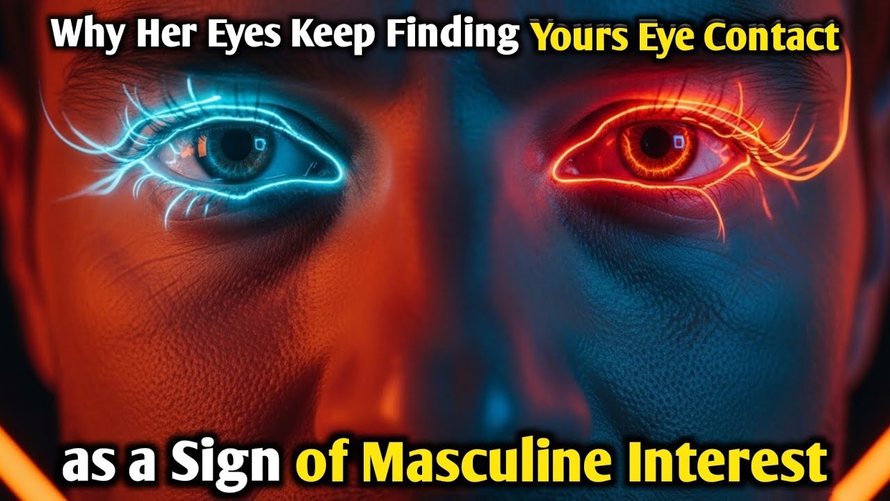 Why Her Eyes Keep Finding Yours — Eye Contact as a Sign of Masculine Interest (Full Breakdown)