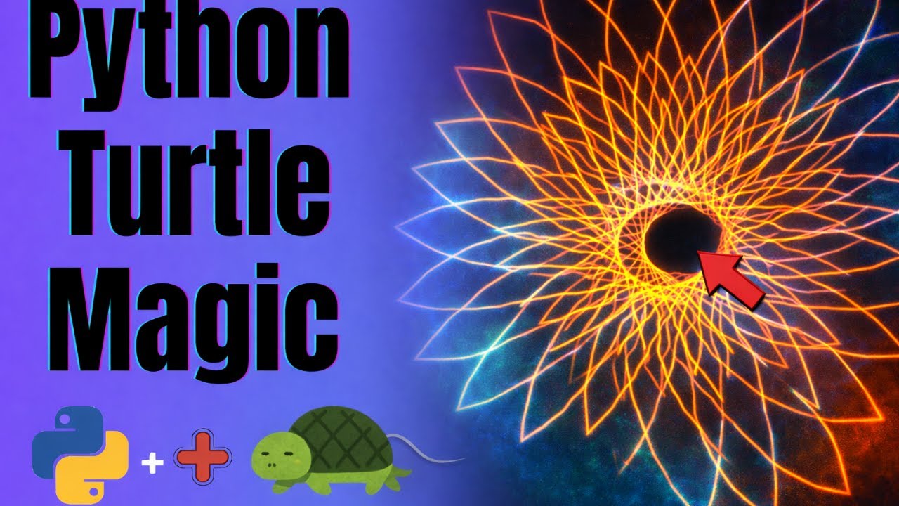Python Turtle Graphics | Geometric Pattern for Beginners