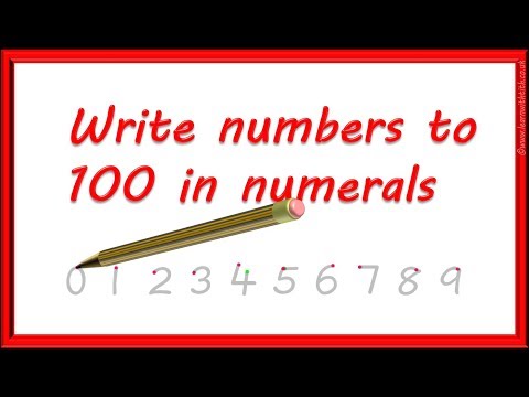 Count, read and WRITE numerals to 100 | Y1 Number and Place Value: Counting