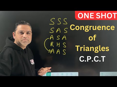 Congruence of Triangles | All rules explained | Meaning of CPCT | Concept Clarification