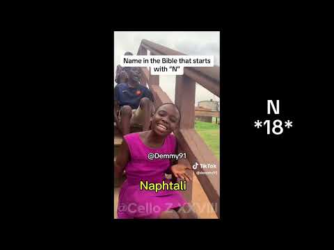 Name in the bible that starts with A - Z