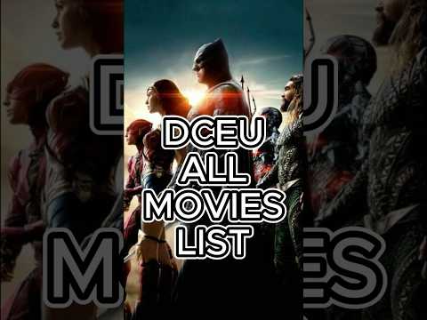 DCEU ALL MOVIES LIST #movie #action #movie #marvel #dc #dceu #thriller #batman #flash #avengers