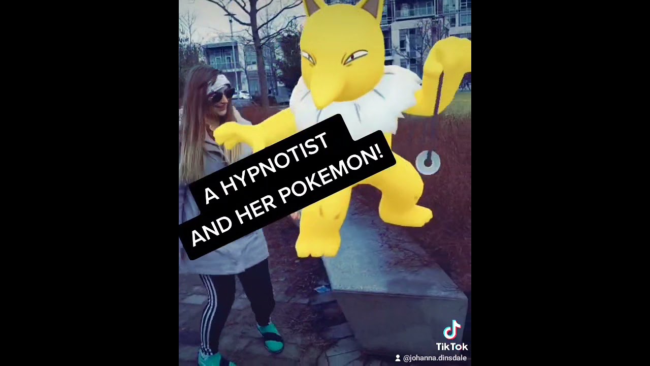 HYPNOTIST AND HER POKEMON HYPNO HAVING A DANCE OFF - LIVE ACTION!