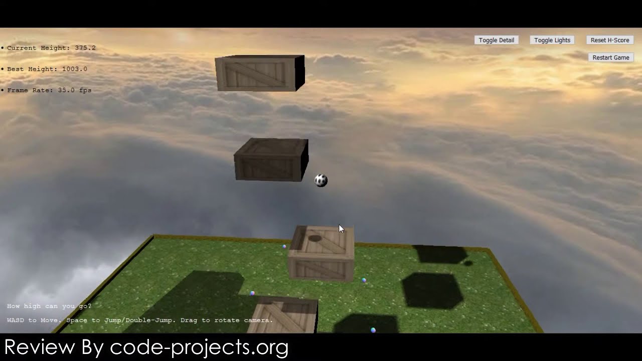 Ball Jumper Game In JavaScript With Source Code | Source Code & Projects