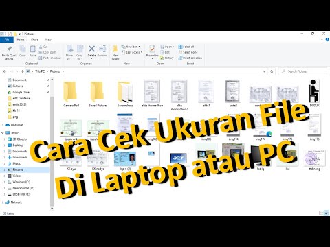 cek ukuran file di laptop atau PC