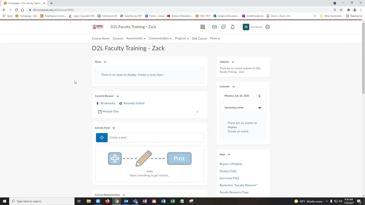 Faculty - Gradebook Setup Wizard