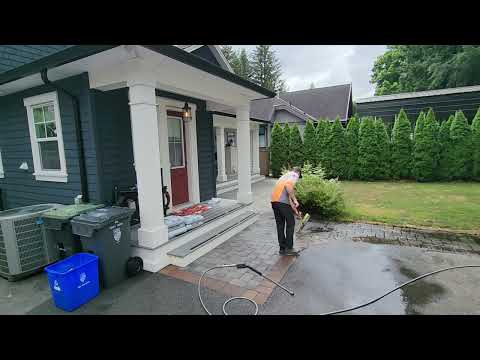 How to clean, sand and seal pavers.
