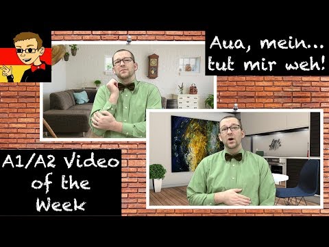 German for Beginners #37: How to say "My... hurts!"