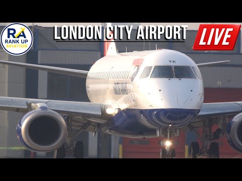 🔴LIVE London City Airport ✈️ | Thursday Chill Stream | Plane Spotting from LCY | 19 June 2025