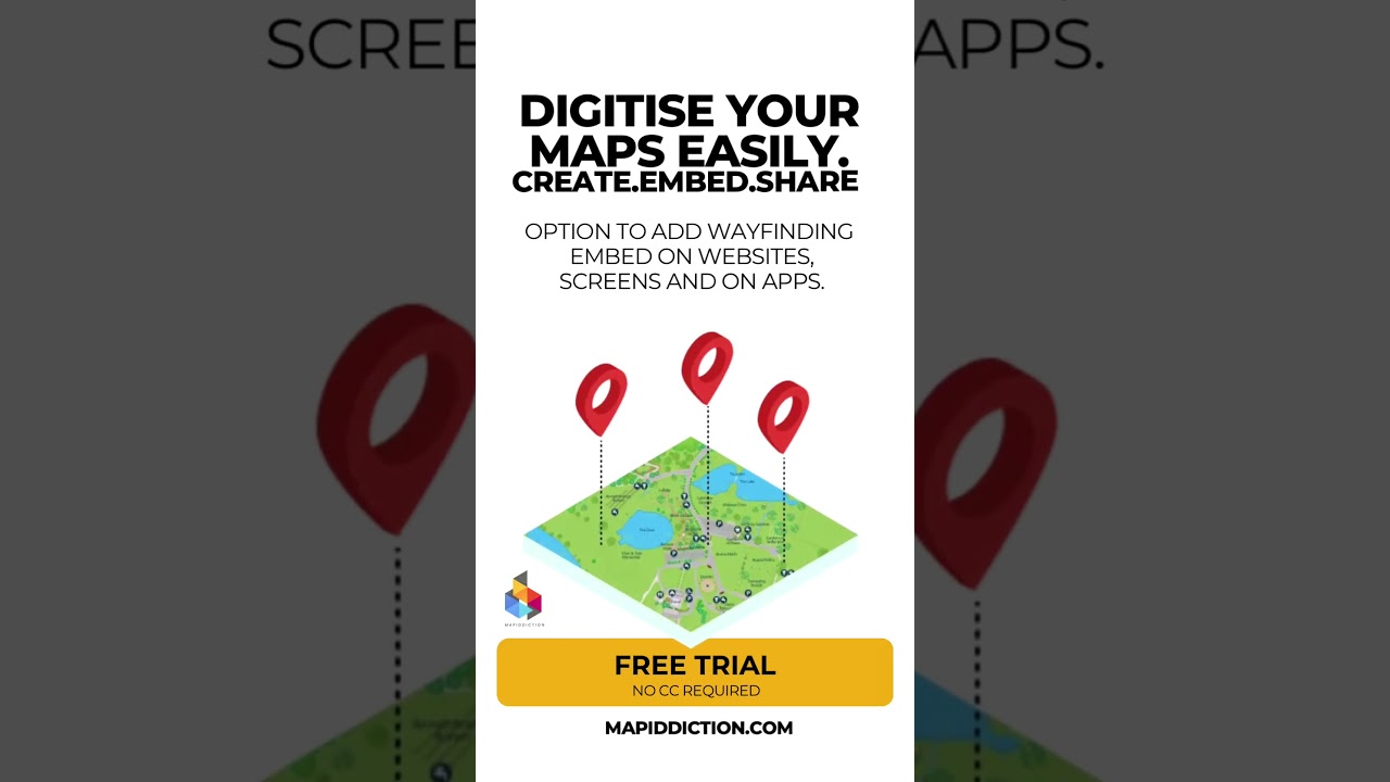 Create interactive Maps with AI powered WayFinding