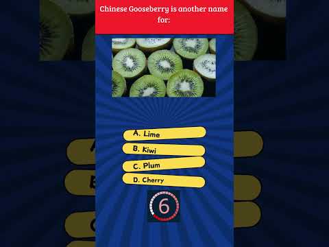 Chinese Gooseberry is another name for #quiz #mindgames #riddles