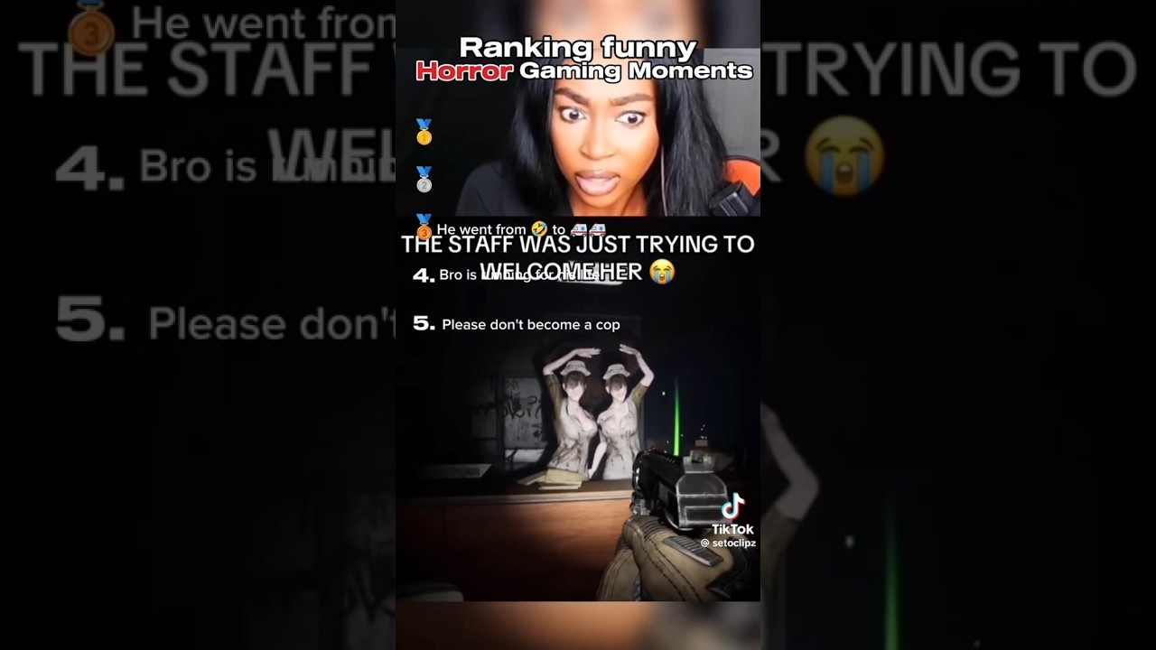 Ranking funny horror games moments #funny #horror #gaming #shorts #backrooms #edit #gta #levelupx