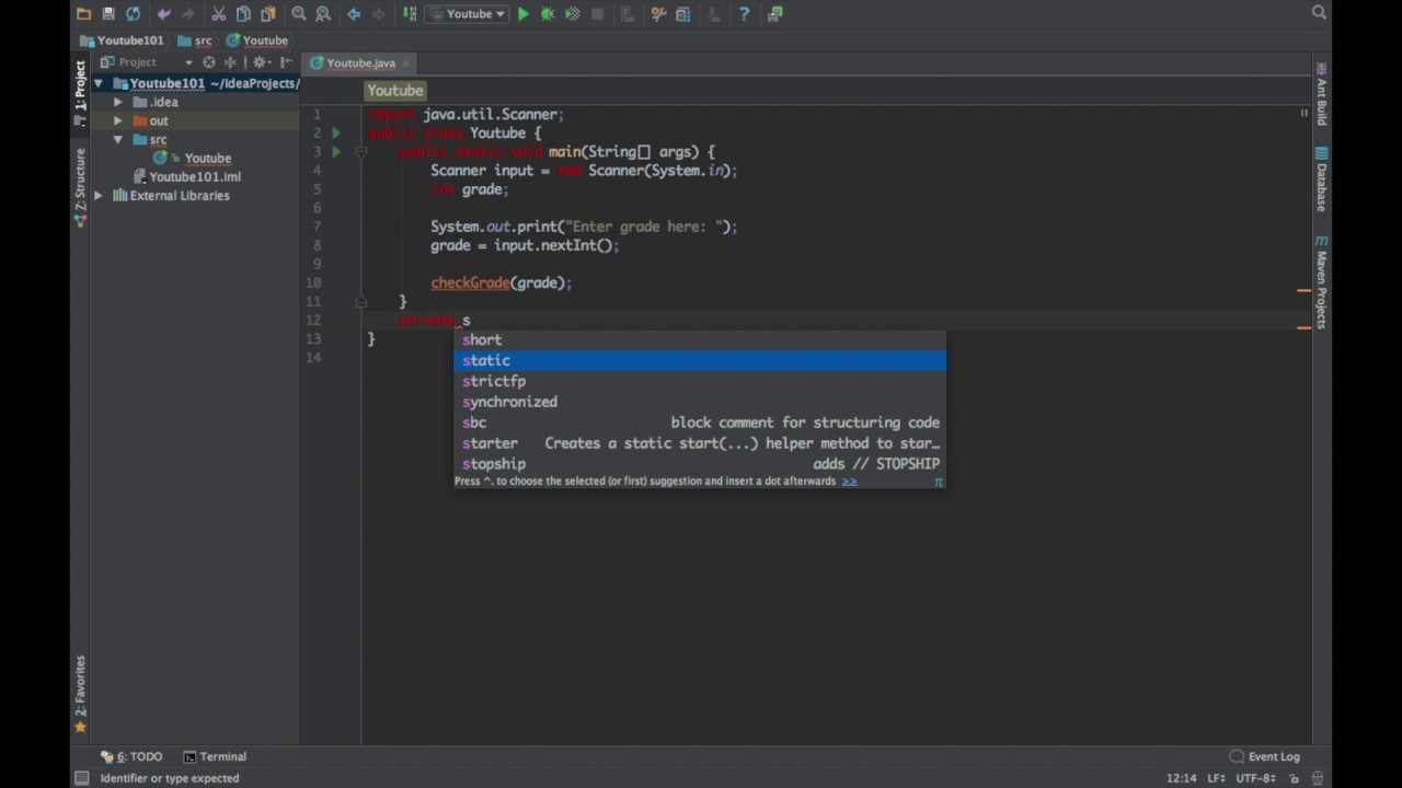 Java Programming Tutorials - 22 - Test Grading Program