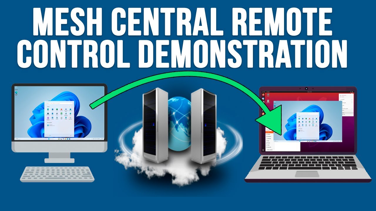 MeshCentral: Remote Computer Control Application Demonstration