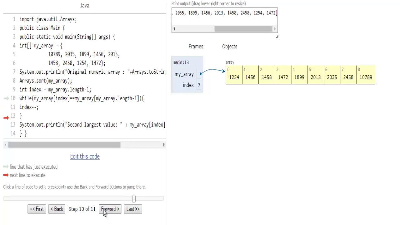 w3resource.com: Java Array Exercise-17