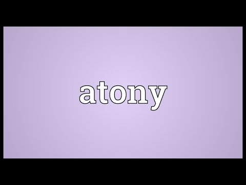 Atony Meaning