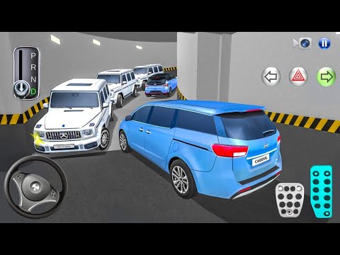 New Old KIA Carnival MPV car Stuck in Parking Garage - Android iOS 3D Driving Class - Gameplay 2025