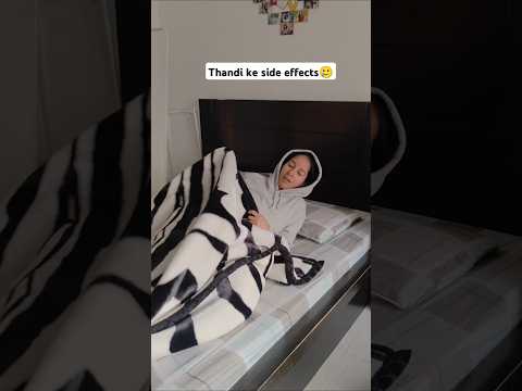 Kisine experience ki ye side effect 🥲 #niketimsy #winter #thandi #relatable #youtube #yoitubevideo