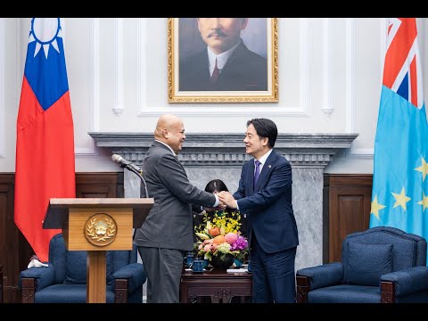 President Lai meets Prime Minister Feleti Teo of Tuvalu