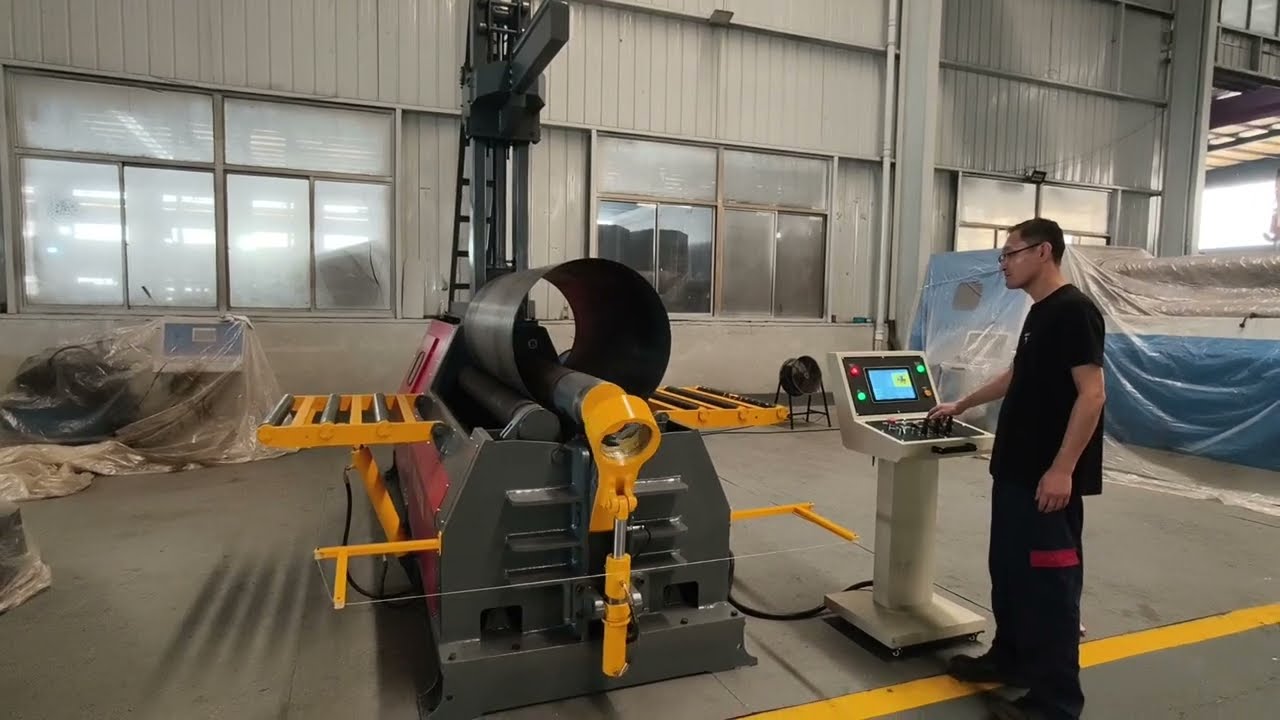 MYT® W12-8X1500 4 roller plate rolling machine plate bending machine