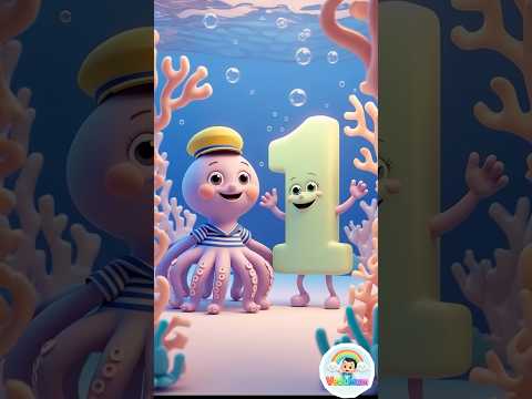 Omi Teaches Numbers 1 to 10 | Learn with Dancing Numbers Under the Sea! @Vedumum