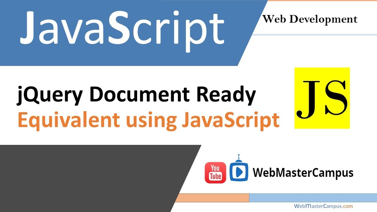 jQuery Document Ready Equivalent using JavaScript
