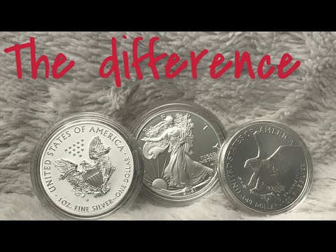 The American Silver Eagle Difference! Here are the differences for all Silver Eagle strikes!