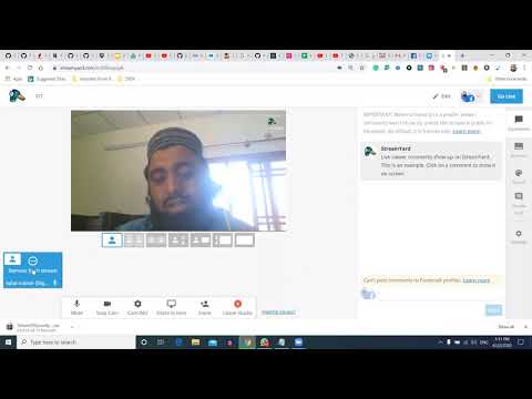 stream yard Class on Zoom us