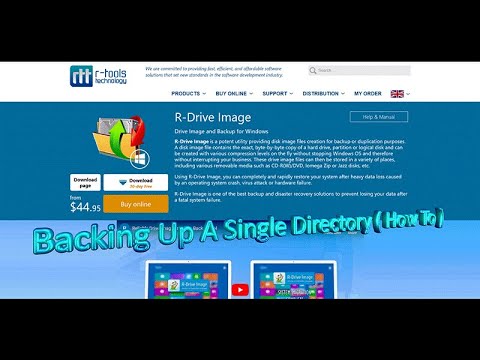 Drive Image Backing Up A Single Directory Series