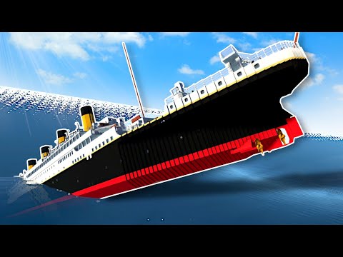 Tsunami Survival on the TITANIC? - Stormworks Multiplayer Gameplay
