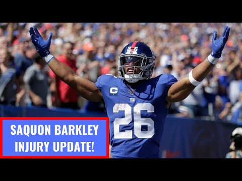 Saquon Barkley Injury Update! New York Giants bracing!
